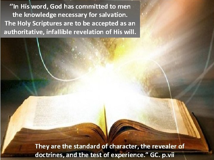 The Origin and Nature of the Bible Lesson