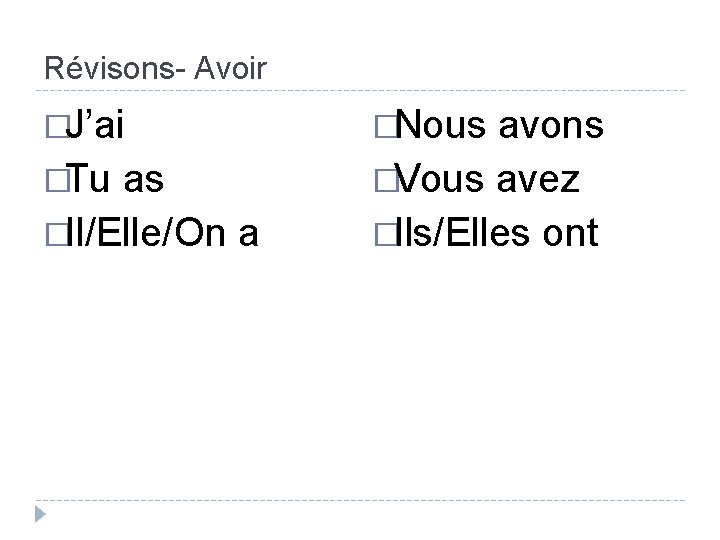 Copiez lobjectif et dcrivez vousmme en 5 phrases