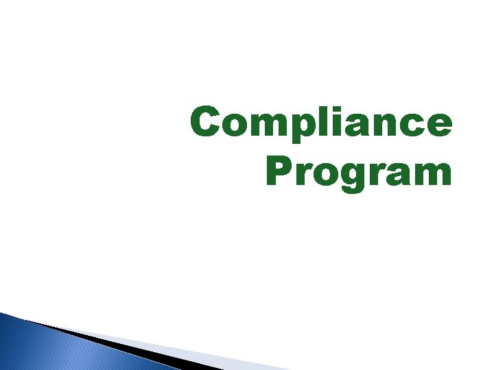 AntiMoney Laundering Compliance Training October 2014 Overview of