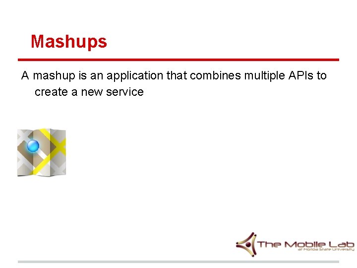 Mobile Programming Lecture 15 Web APIs and Mashups