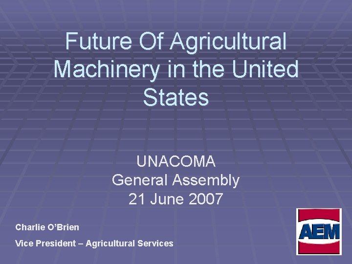 Future Of Agricultural Machinery in the United States