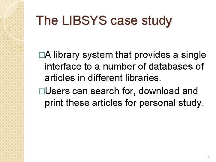 Chapter 4 Software Requirements Chapter 6 in textbook