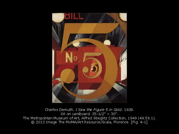 Charles Demuth I Saw the Figure 5 in