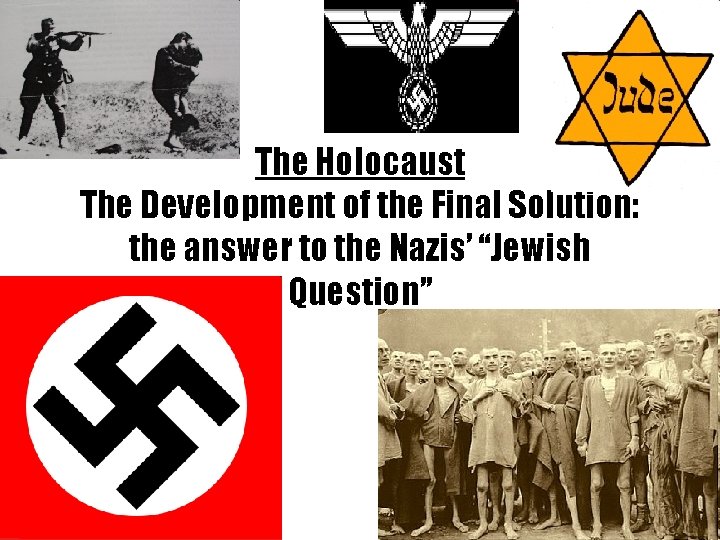 The Holocaust The Development of the Final Solution