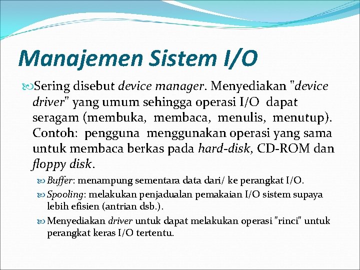 Mata Kuliah Sistem Terdistribusi Sistem Operasi Terdistribusi Oleh