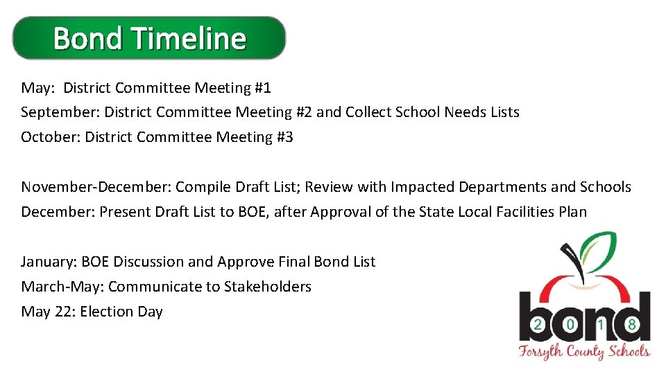 2014 Bond 195 Million Special Education 500 000