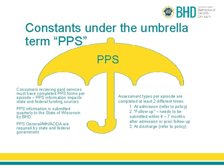 PPS Training Introduction Block 1 PPS General Form