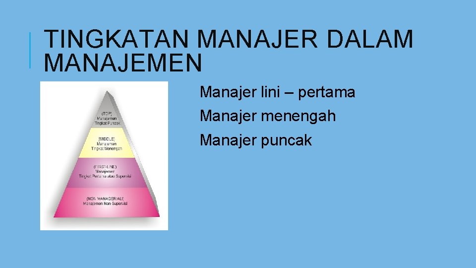 DASAR MANAJEMEN DAN FUNGSI MANAJEMEN DALAM ORGANISASI BISNIS