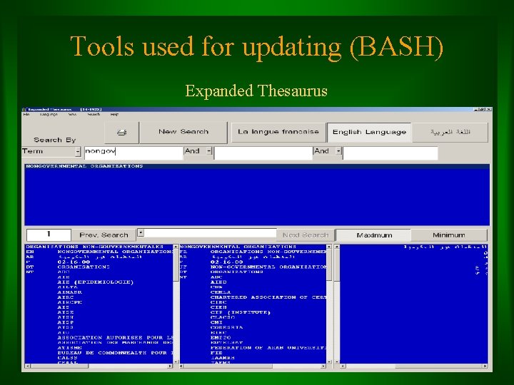 Bibliotheca Alexandrinas Arabic Web Dewey Project An Overview