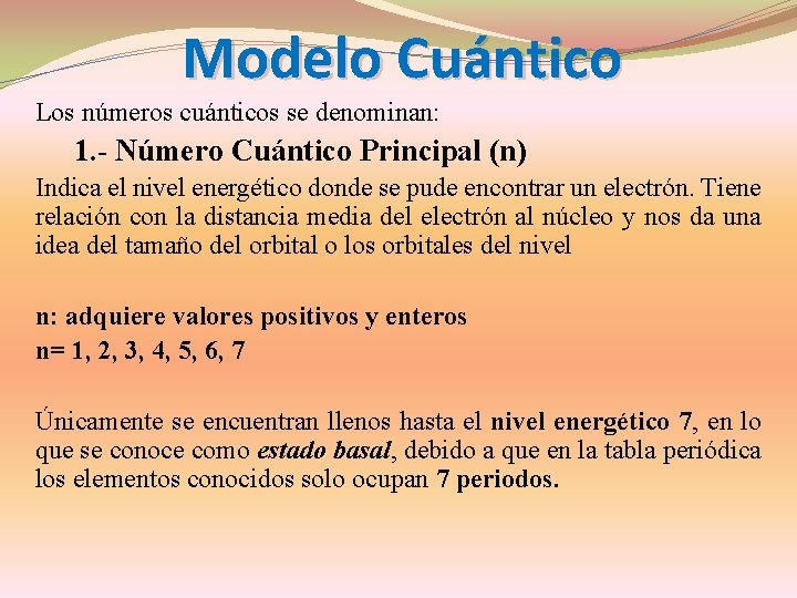 Configuracin Electrnica Introduccin La configuracin grfica tiene sus
