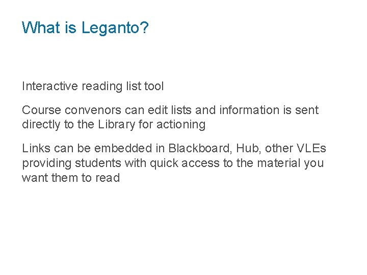 Library Services Developing and embedding information literacy skills