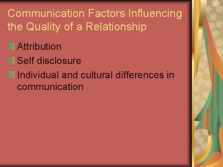 The Role of Communication in Maintaining Relationships By