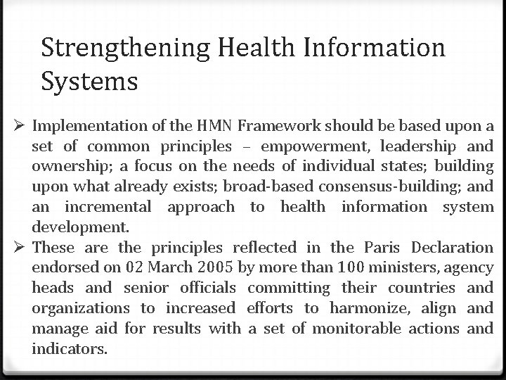 SISTEM INFORMASI KESEHATAN MENU Pengertian Health Metrics Network