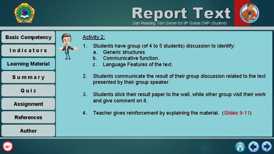 Interactive English Learning Media Report Text Rakhman Halim