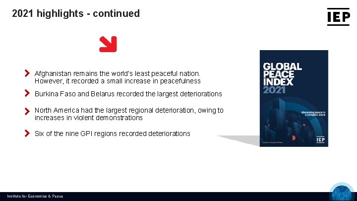 Global Peace Index 2021 Overview key findings The