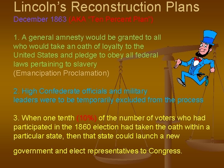 RECONSTRUCTION 1865 1877 Americas Unfinished Revolution Eric Foner