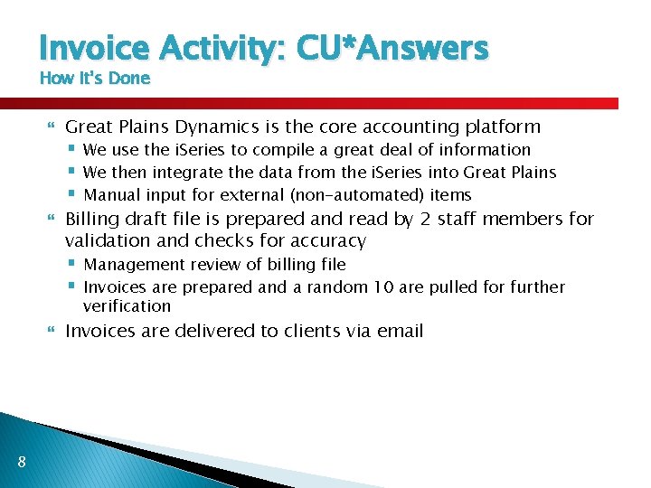 Understanding Your CUAnswers Invoice and Maximizing Your Return