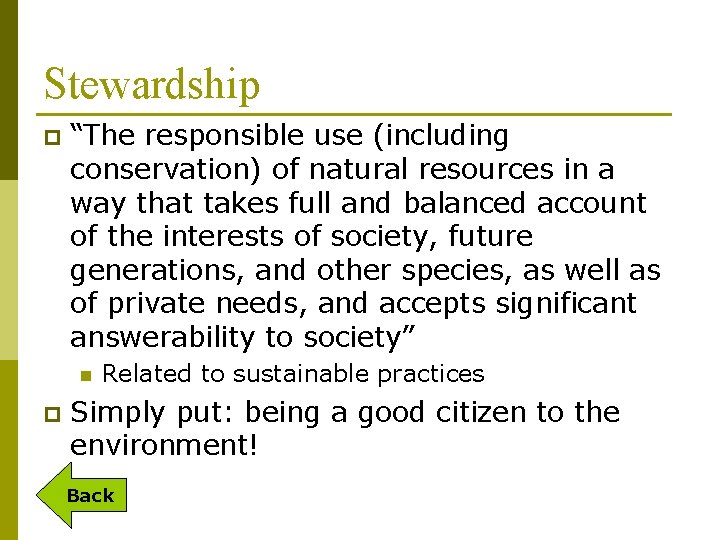 Human Impact on the Environment Key Words acid