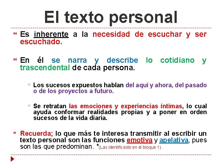 Bloque 5 Redaccin de textos personales MULTIVERSIDAD LATINOAMERICANA