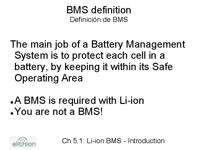 Liion batteries and applications Bateras de iones de