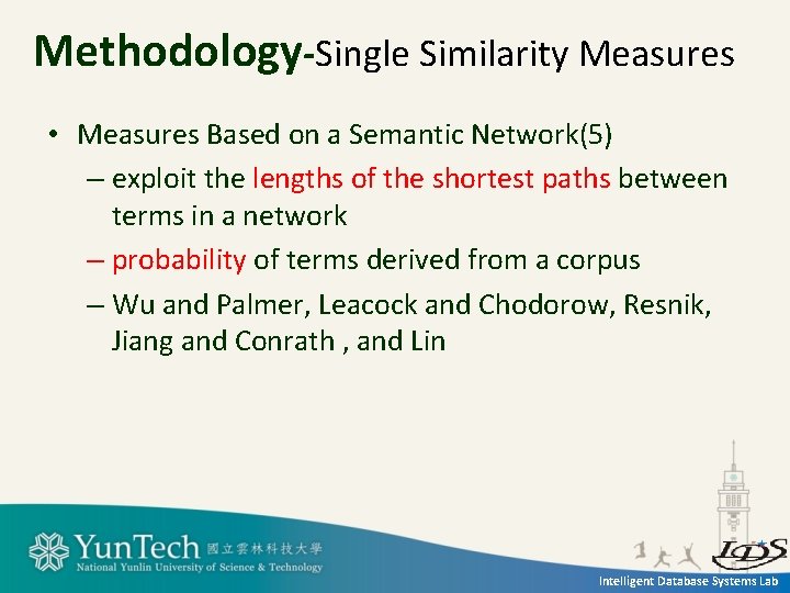 A Study of Hybrid Similarity Measures for Semantic