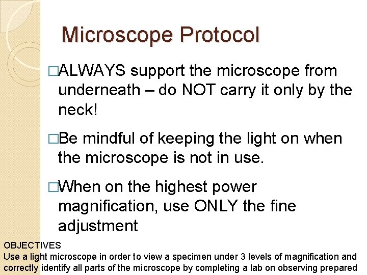 Monday 26 September Topic Cells DO NOW OBJECTIVES