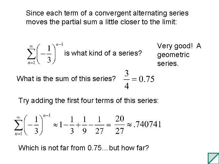9 5 Part 1 Ratio and Root Tests