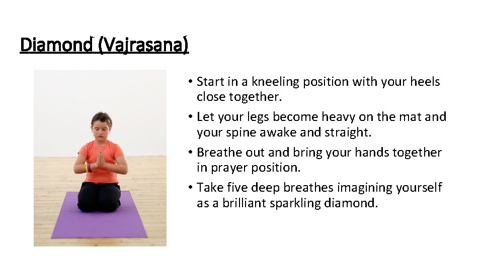 Yoga Parents Pack Primary Resources CALMING EXERCISES Diamond