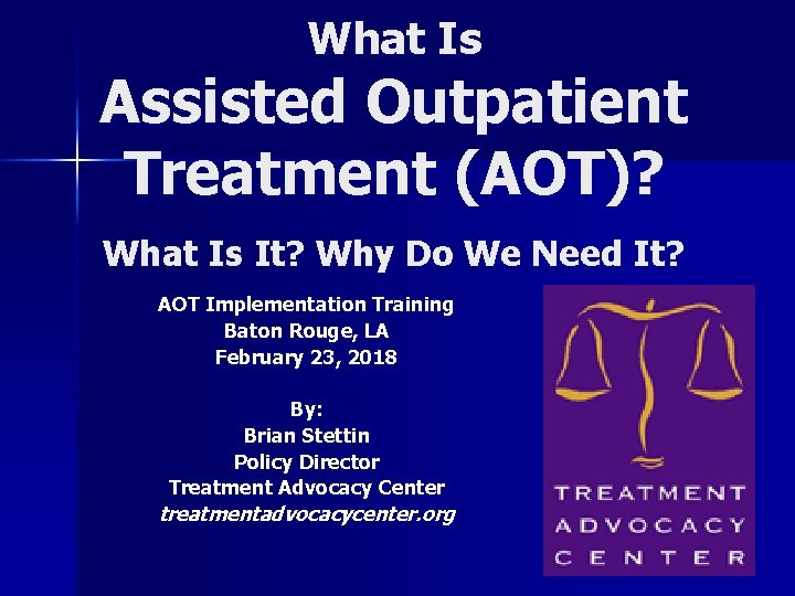 What Is Assisted Outpatient Treatment AOT What Is