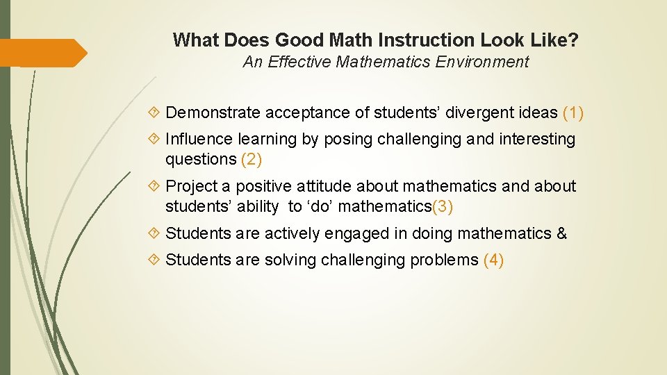 Researchbased Math For Kindergarten Knowing mathematics means being