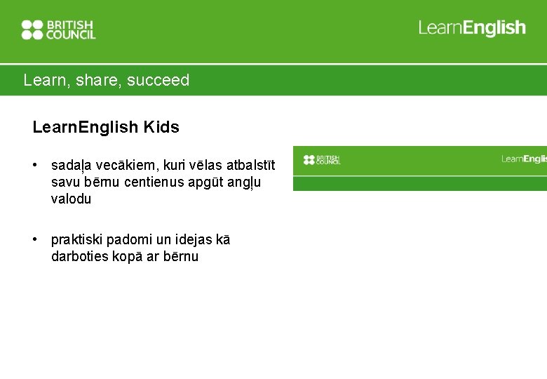 Learn share succeed Valodas atver pasauli Sandra Prince