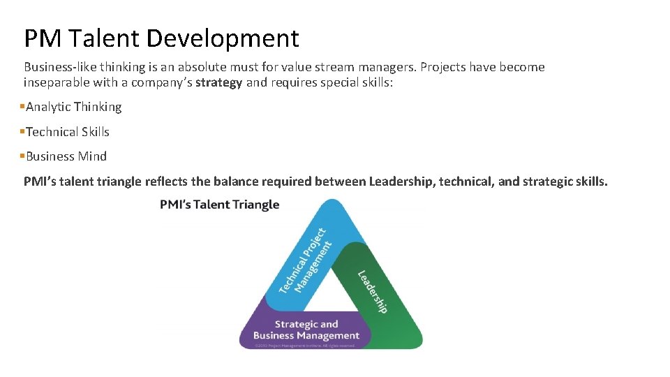The Strategically Evolving Project Manager PREPARED BY MONIQUE