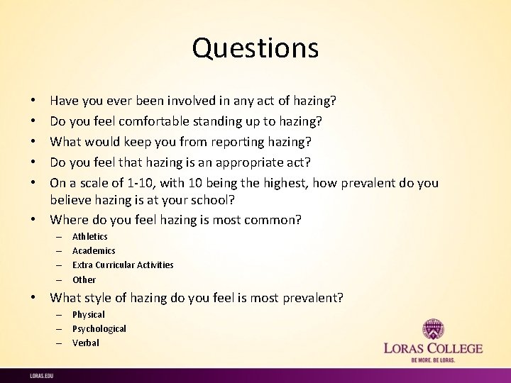 College Athletes And Hazing Perceptions And Prevention Measures