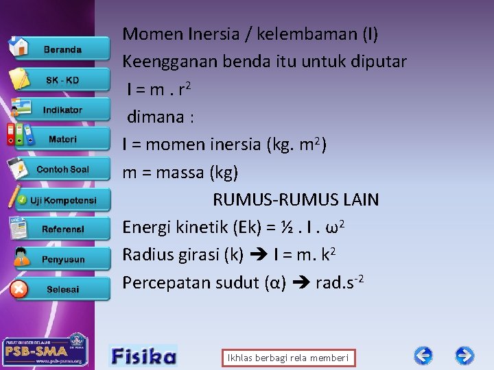 MODUL V GERAK TRANSLASI ROTASI DAN KESEIMBANGAN BENDA