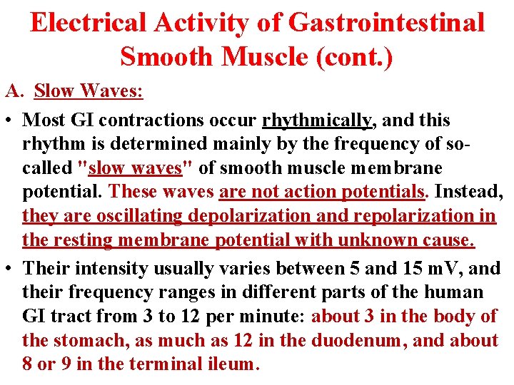 Lecture 1 Gastrointestinal Physiology Chapter 63 pages 797
