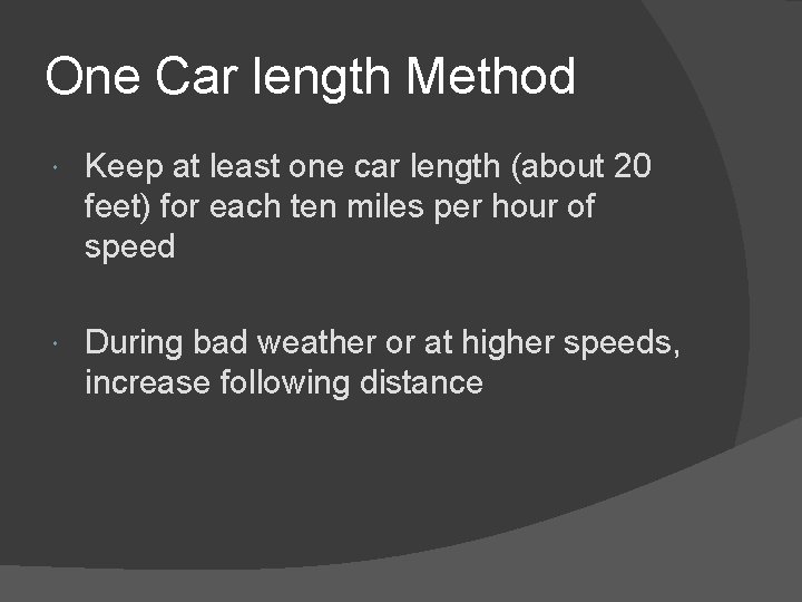 Chapter 9 Driving in Urban Traffic DRIVERS EDUCATION