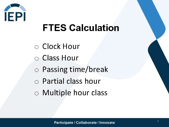 Calculating and Understanding FTES September 18 2018 New