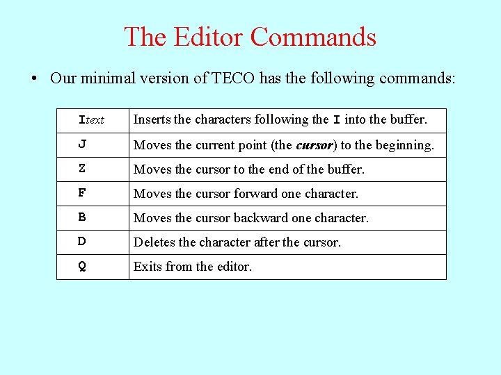 Editor Buffers Eric Roberts CS 106 B February