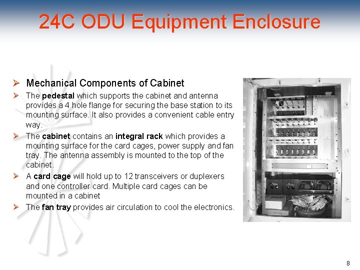 System Elements High Point Broadband Delivery System Sector