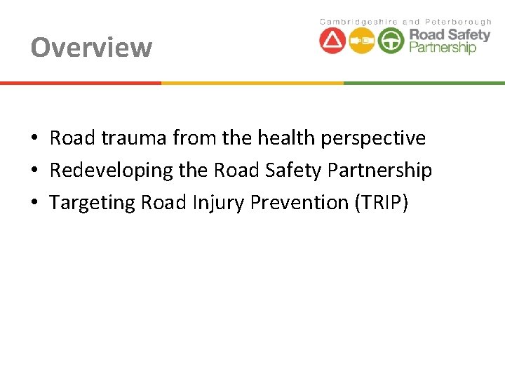 Public Health Trauma Road Safety A Holistic Approach