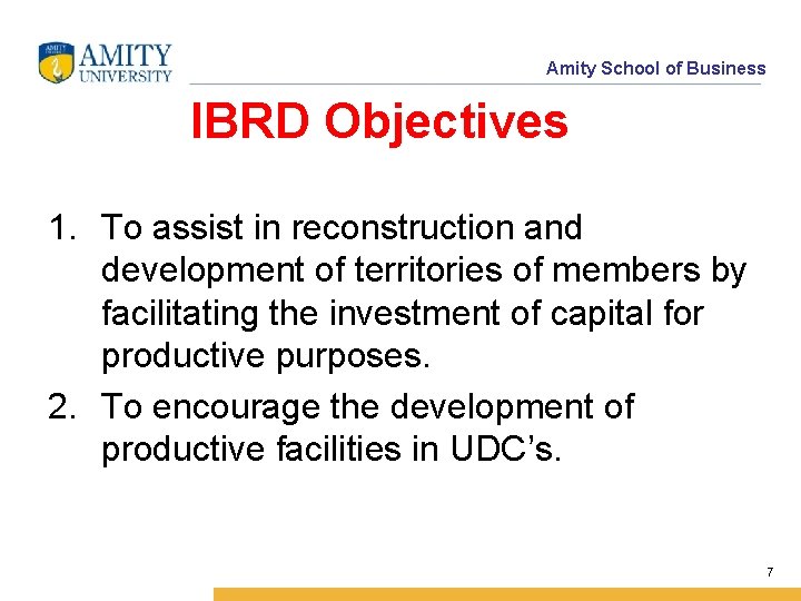 Amity School of Business Module 6 IMF and