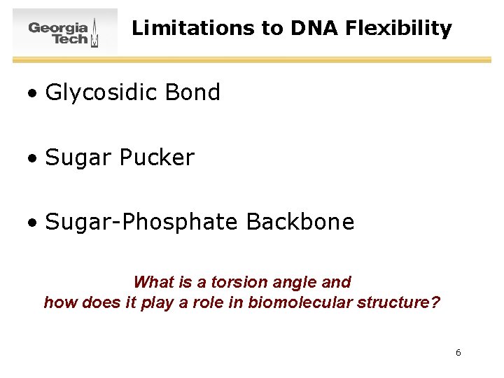 SURVEY OF BIOCHEMISTRY Nucleic Acids 1 PRS Question