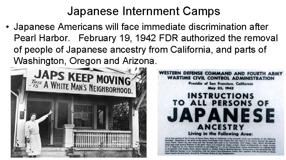 Unit 8 Day 5 Japanese Internment Camps Quote