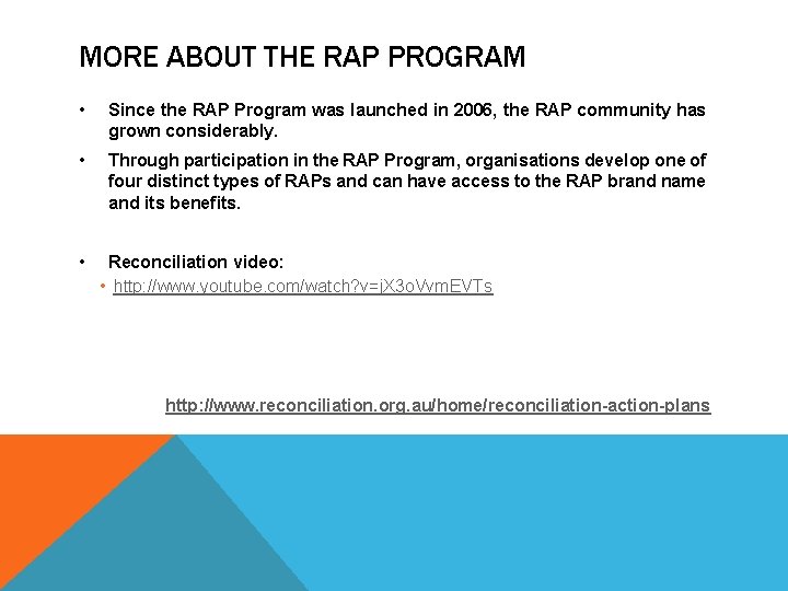 RECONCILIATION HENRY BREEN AND DANIEL RABBETT ACKNOWLEDGEMENT OF