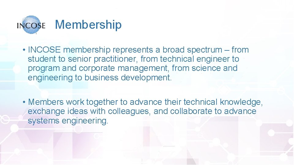 The International Council on Systems Engineering A better