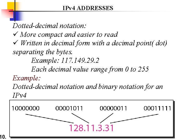 10 Part IV Network layer Copyright The Mc