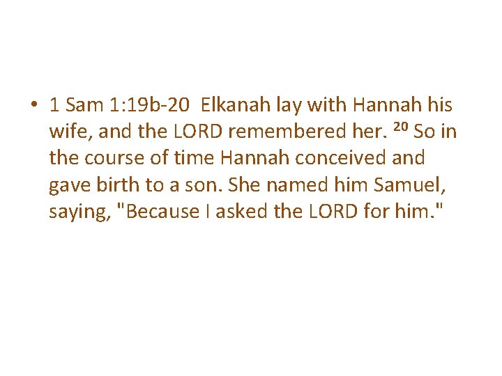 1 Samuel 1 21 28 Summary Review Hannah