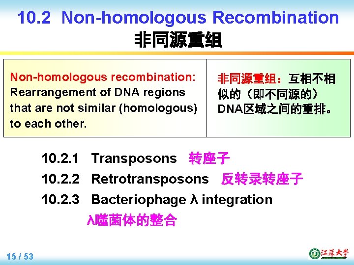Lecture 27 Chapter 10 Recombination 10 10 1