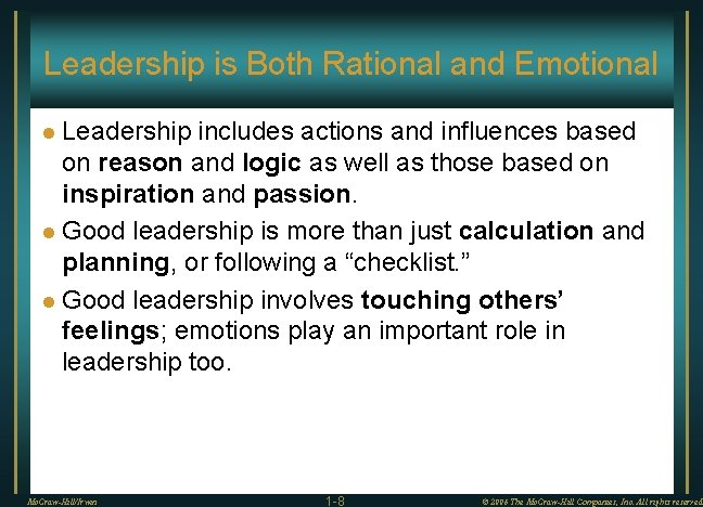 Q Chapter 1 Leadership is Everyones Business Lives