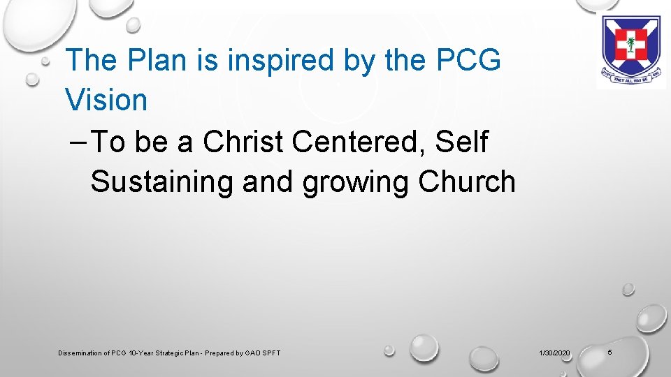 Presbyterian Church of Ghana 10 Year Strategic Plan